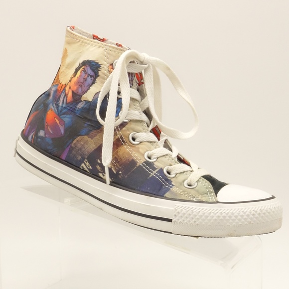 Converse | Shoes | Converse All Star Superman Marvel High Top Sneaker ...